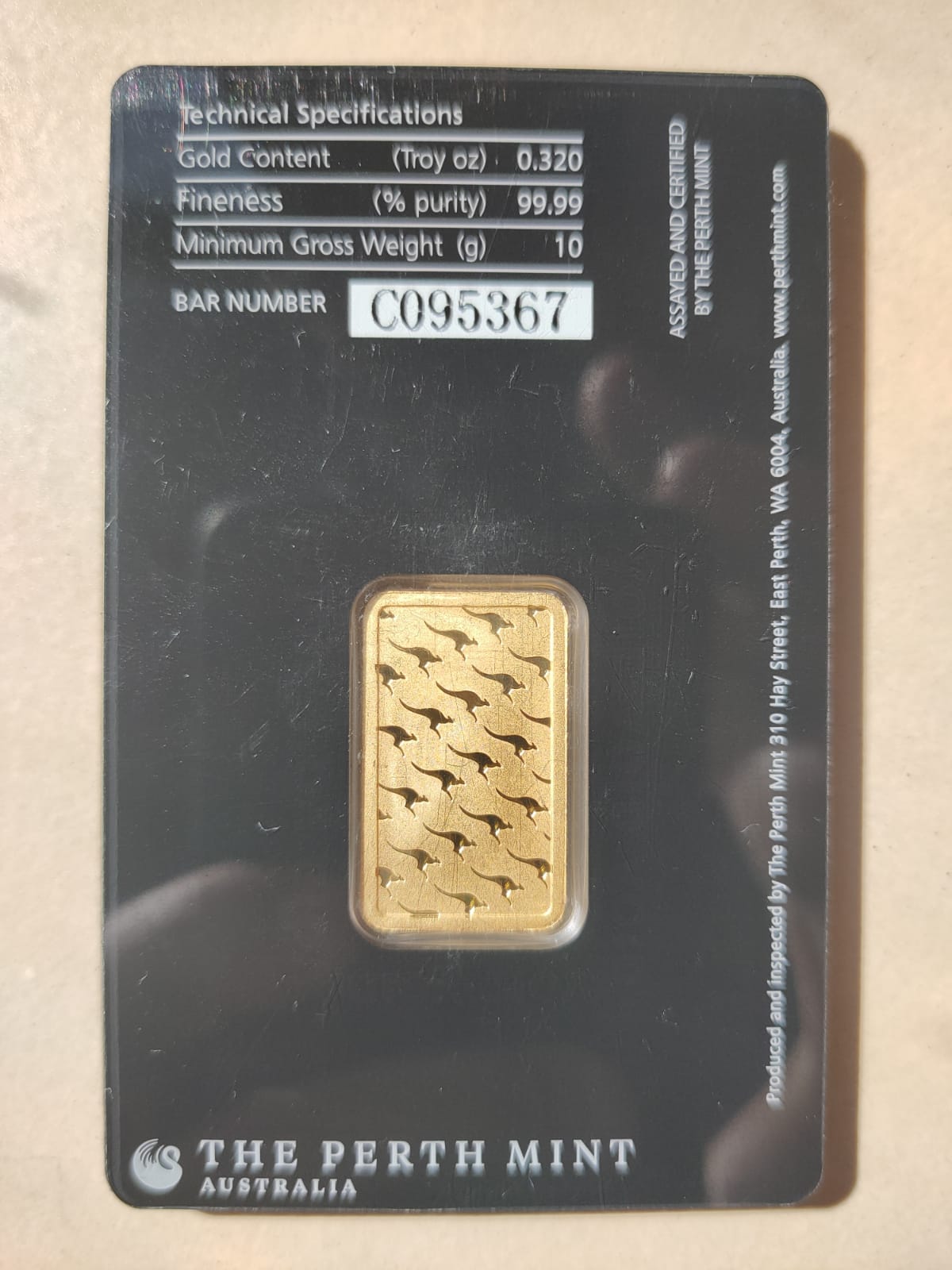 GOLD bullion 10g - The Perth Mint Australia - Luxury & Time
